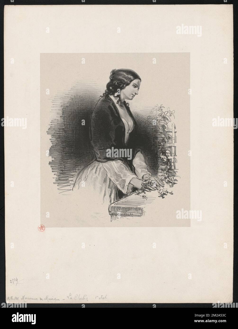 La Cloche ,. Paul Gavarni (1804-1866). Lithographs and Other Works ...