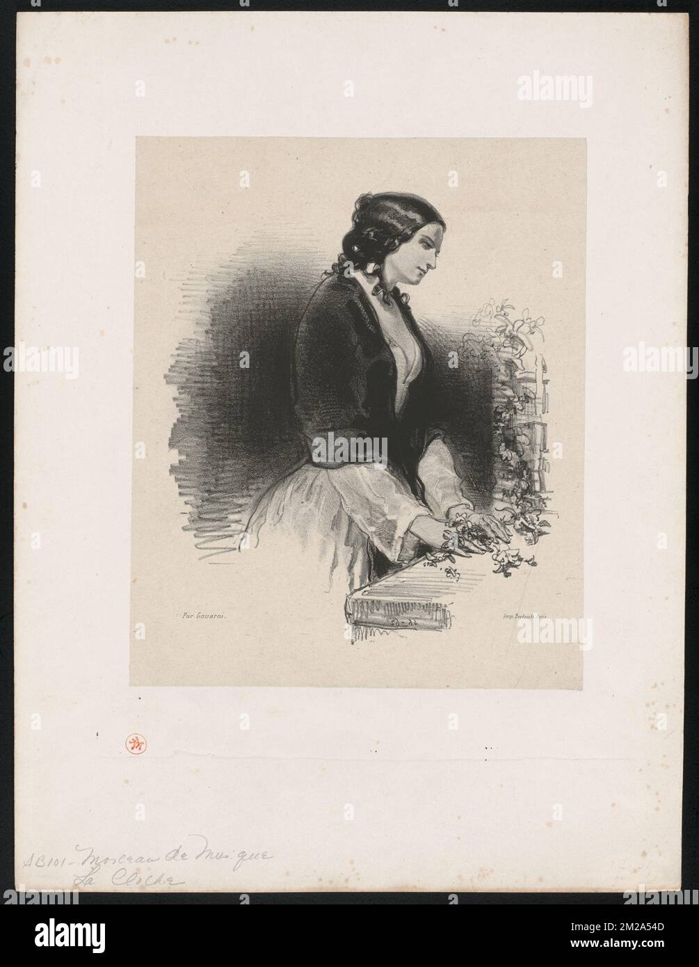 La Cloche ,. Paul Gavarni (1804-1866). Lithographs and Other Works ...