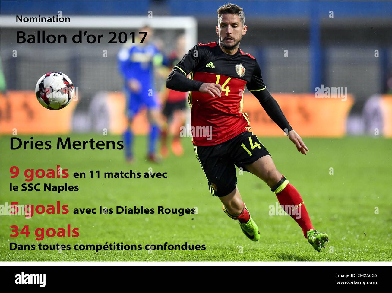 Infographic in French on Belgian Red Devil and SSC Napoli player Dries ...