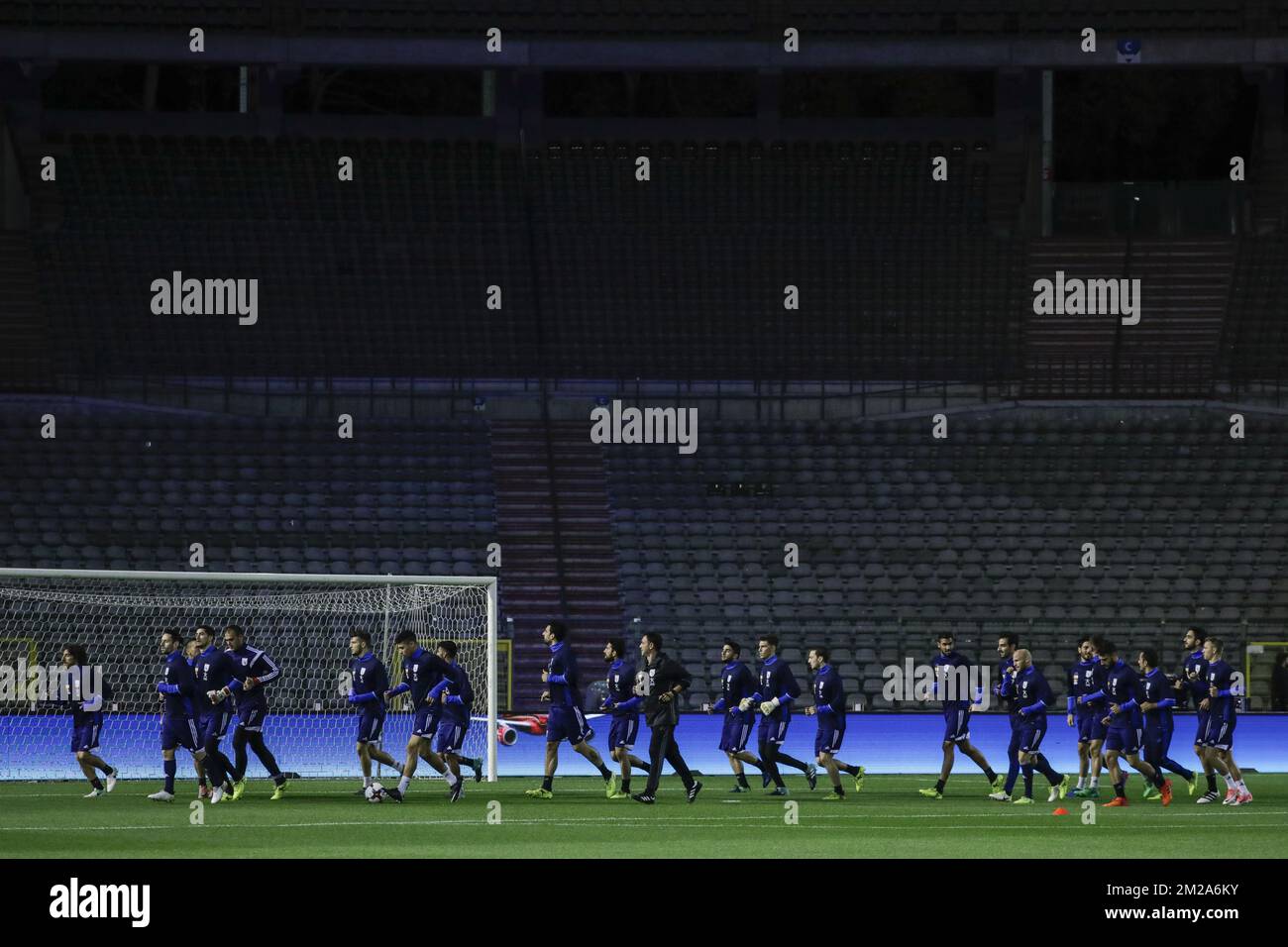 Cyprus' players attend a training session of Cyprus national soccer ...