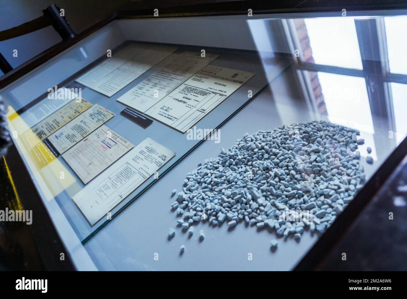 Infamous zyklon B gas tablets used into Gas chambers at Auschwitz nazi ...