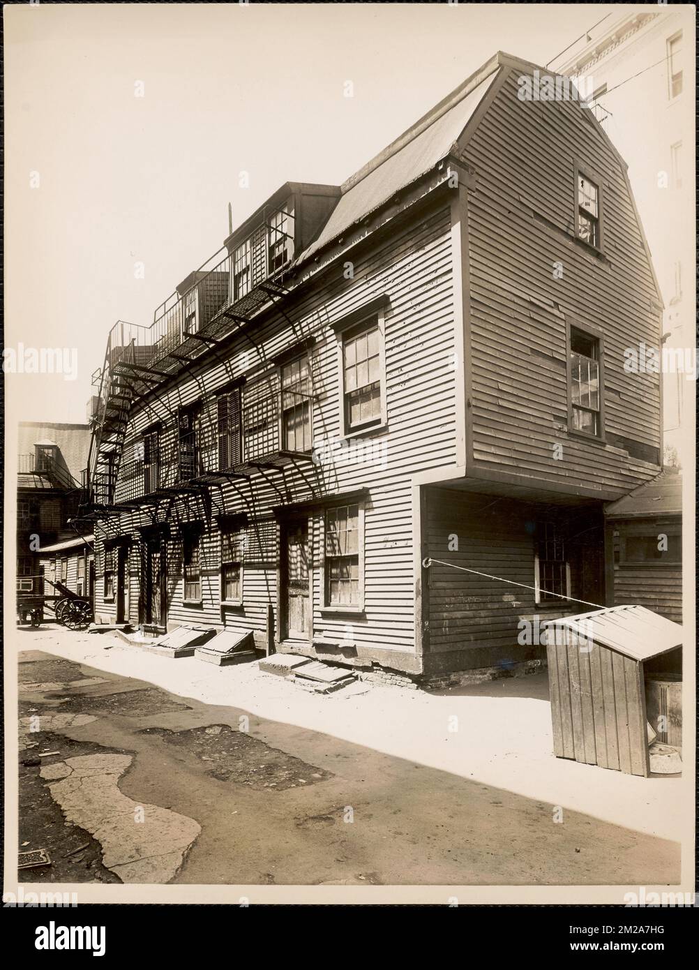 Clough House, Vernon Place, North End, Boston, Mass. , Houses, Historic ...