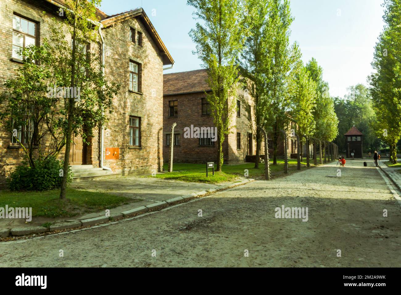 Auschwitz buildings at Auschwitz- Birkenau victims nazi concentration ...