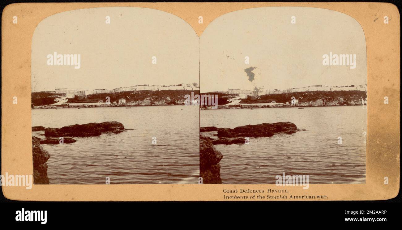 Coast defences Havana , Coastlines, Forts & fortifications, Spanish ...