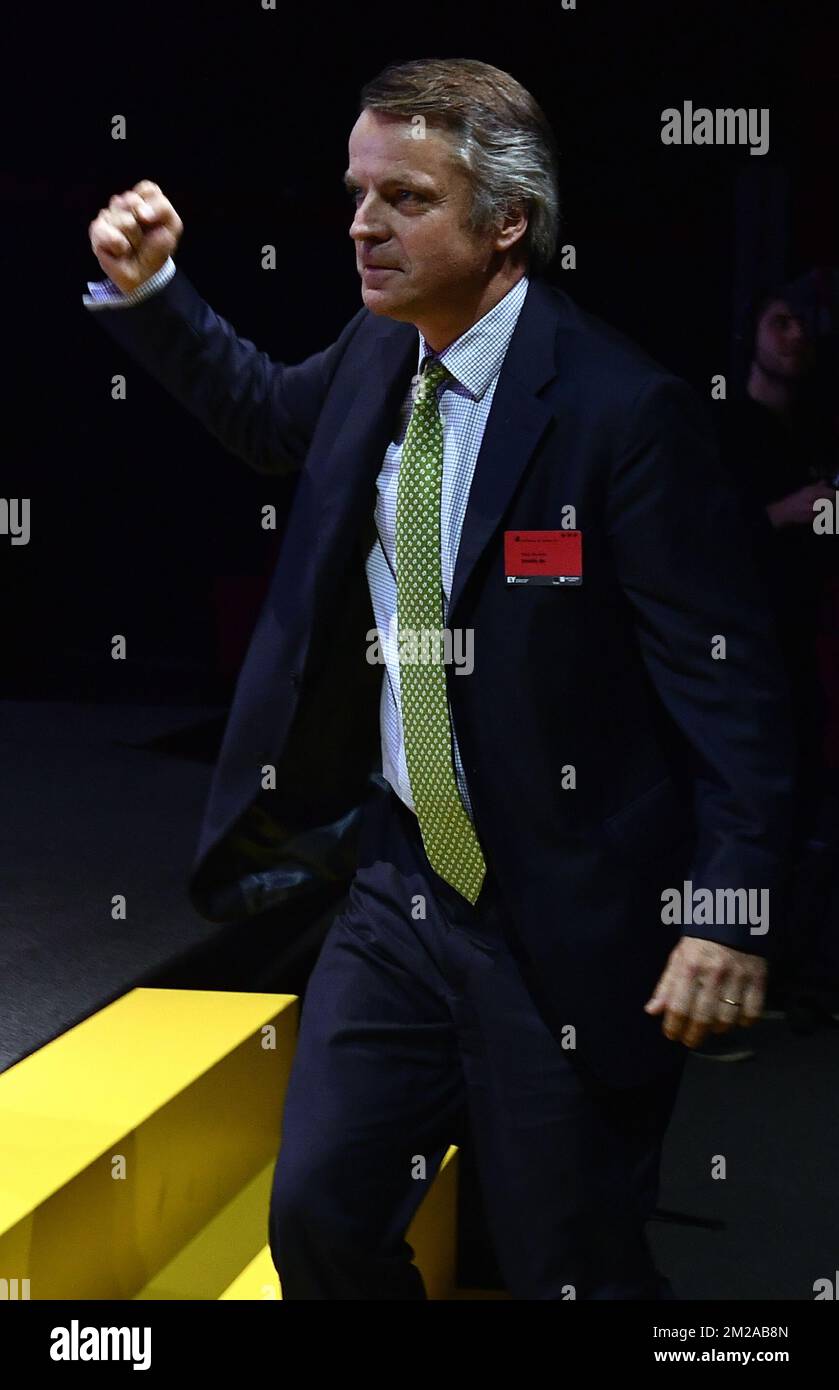 Spadel's CEO Marc Du Bois pictured during the award ceremony for the ...