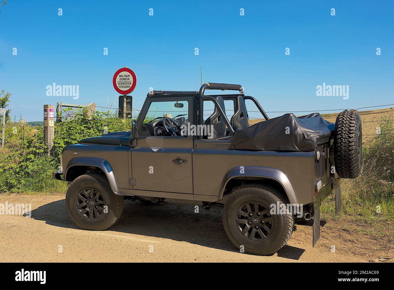 The Land Rover Defender Stock Photo - Alamy