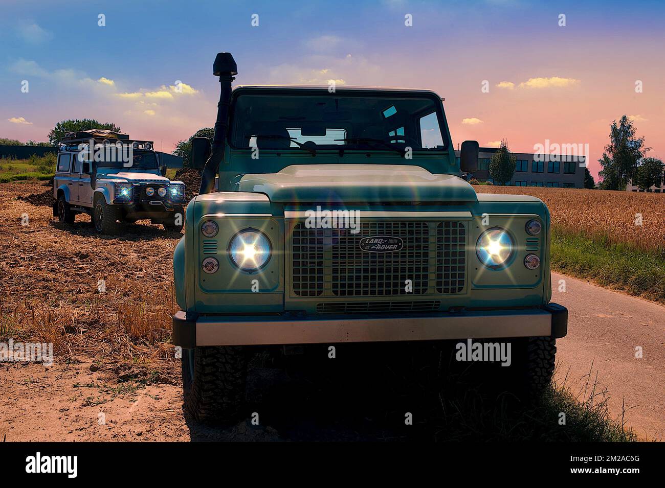 The Land Rover Defender Stock Photo - Alamy