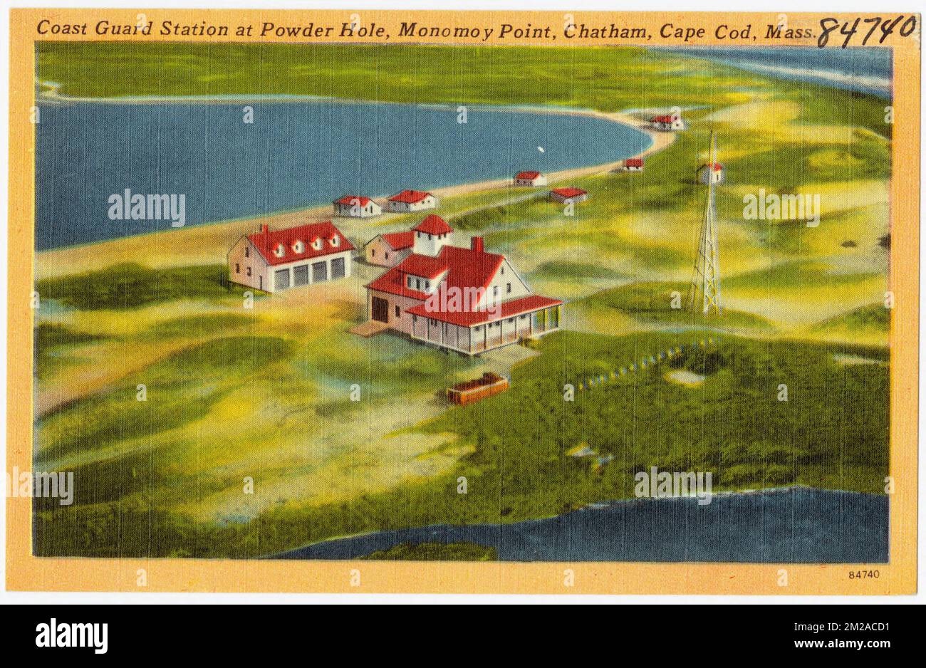 Coast Guard Station at Powder Hole, Monomoy Point, Chatham, Cape Cod ...