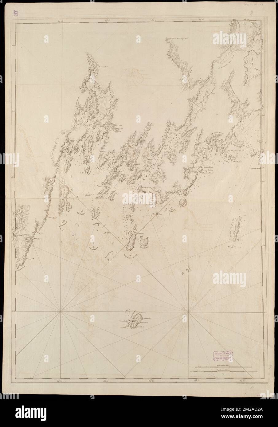 Coast of Maine from Rockland Harbor to Pemaquid Point , Coasts, Maine ...