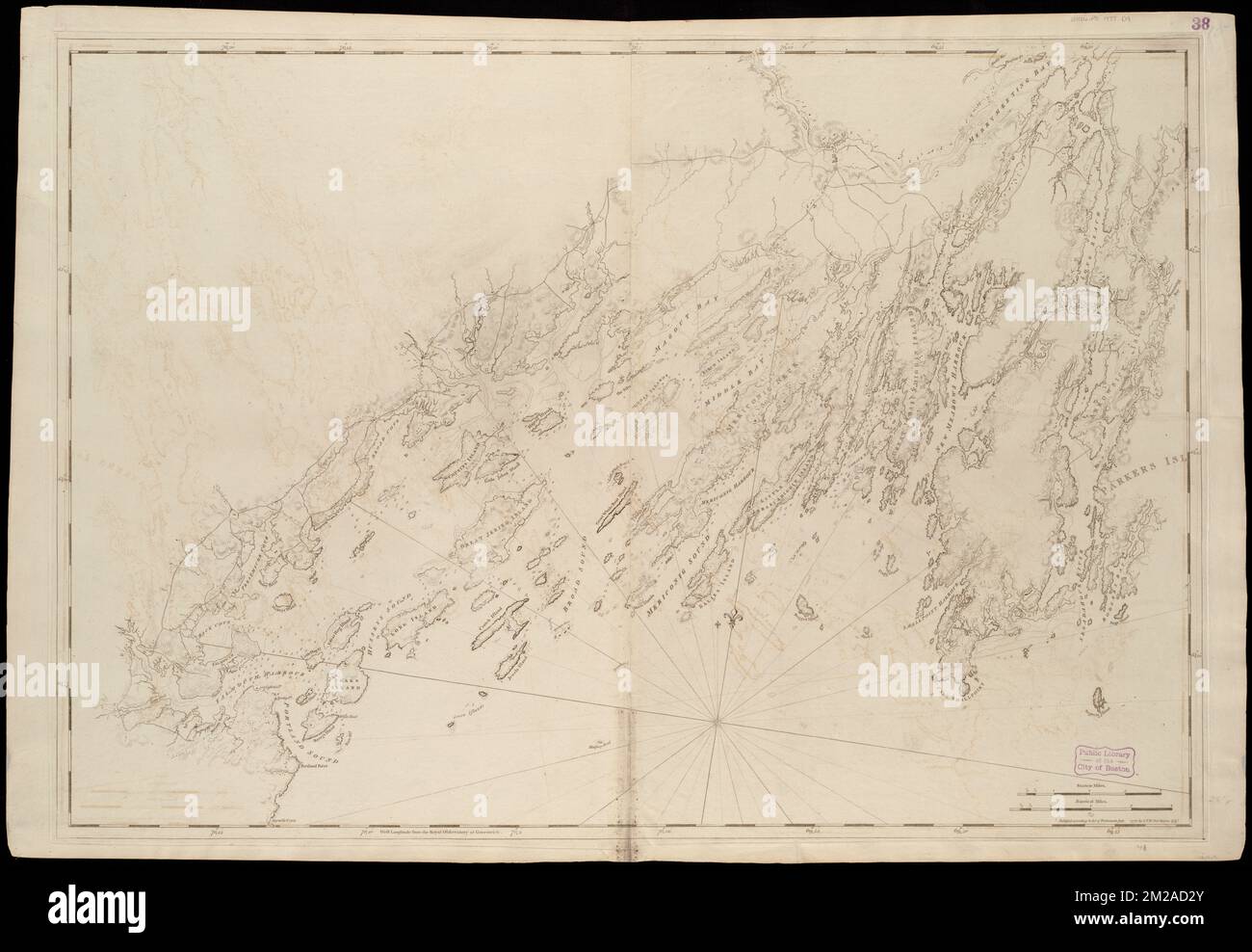 Coast of Maine from Salter Island to Portland Head , Coasts, Maine ...