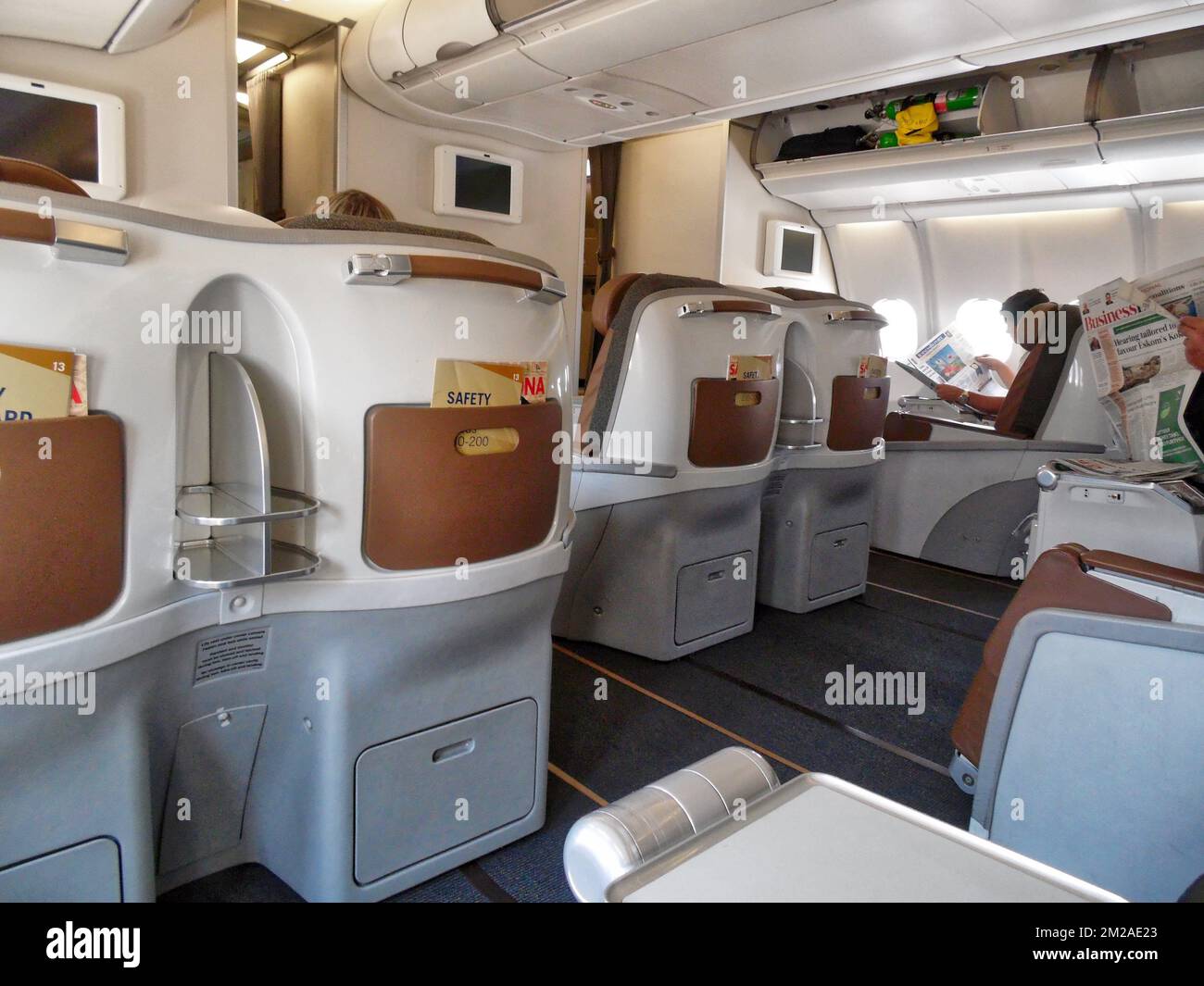 inside the airplane | intérieur cabine avion 09/07/2017 Stock Photo - Alamy