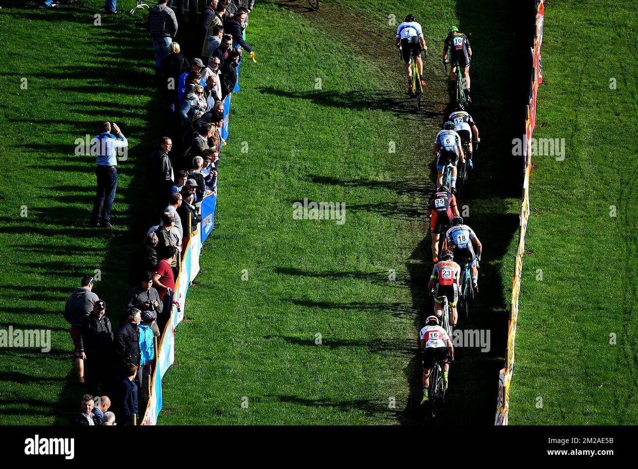 Illustration picture taken during the men's elite race of the third ...