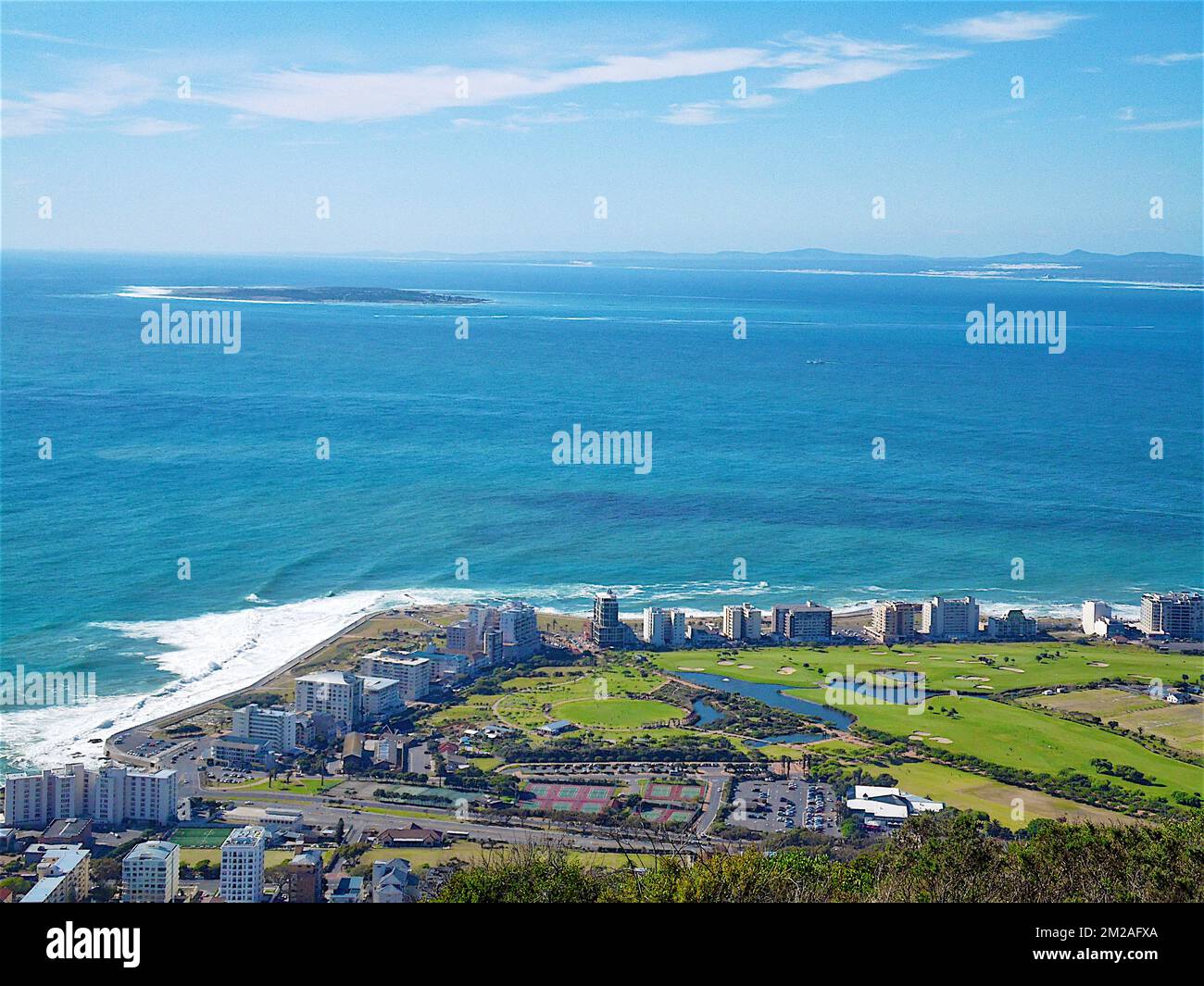 Landscape of Cape Town | Panorama de la ville du Cap 29/07/2017 Stock ...