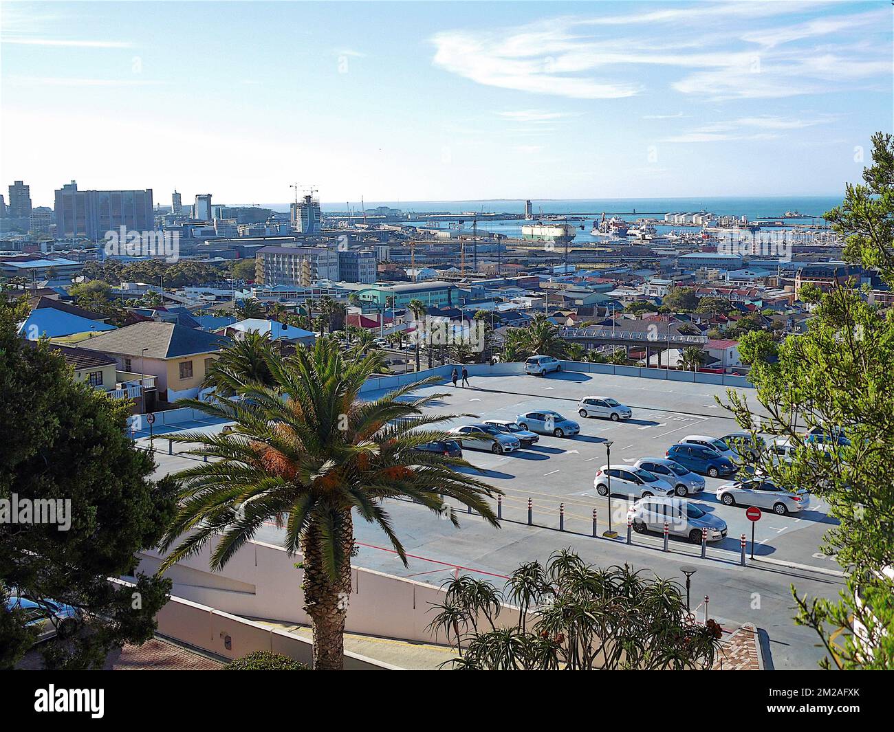 Landscape of Cape Town | Panorama de la ville du Cap 29/07/2017 Stock ...