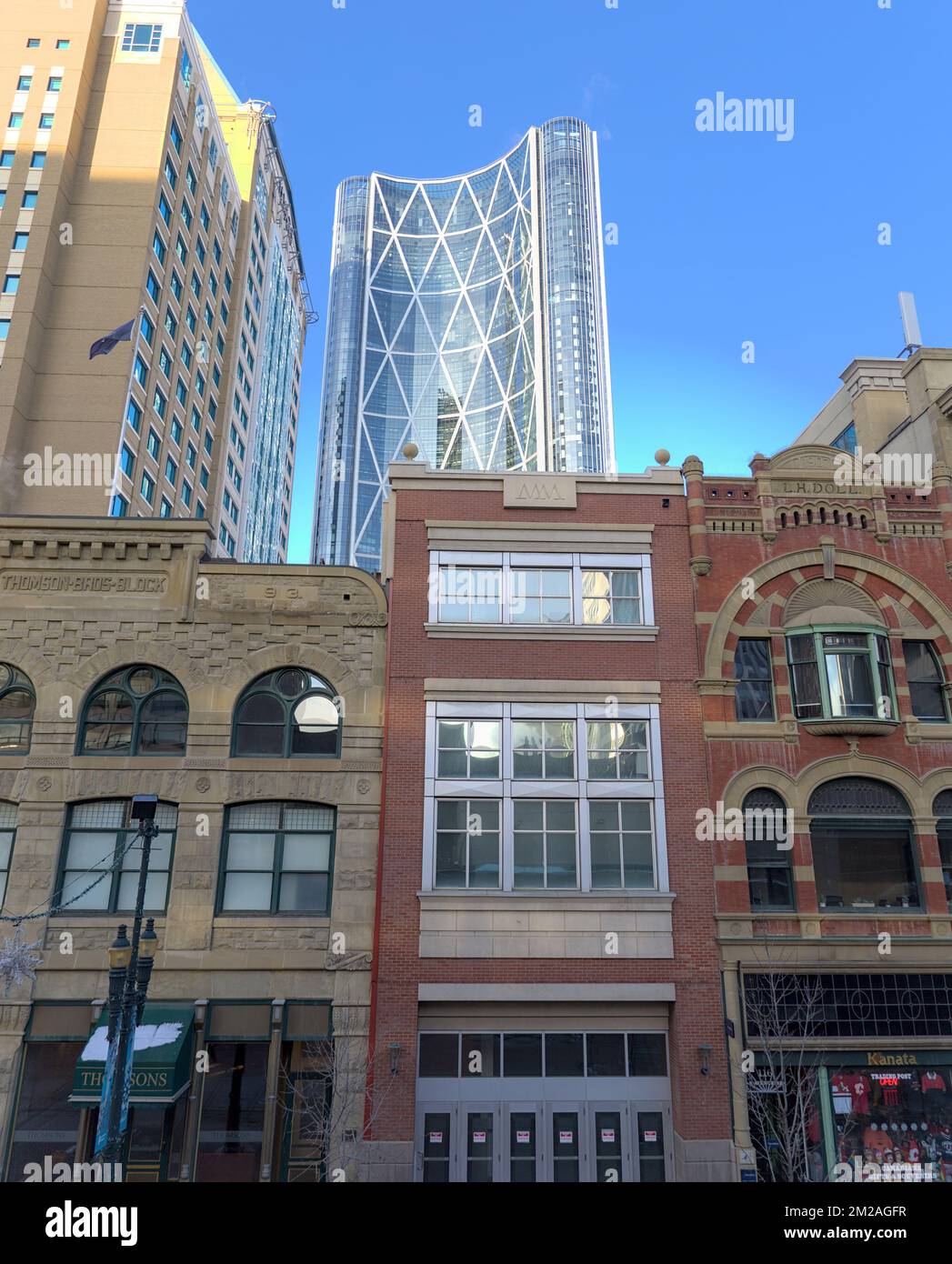 Calgary, Alberta/ Canada - December 11 2022: Front and perspective view ...