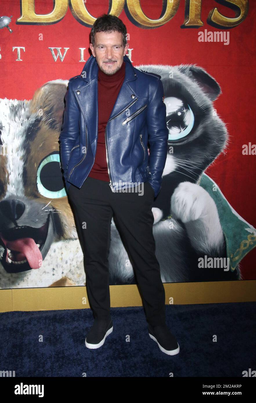 New York, NY, USA. 13th Dec, 2022. Antonio Banderas at the world ...