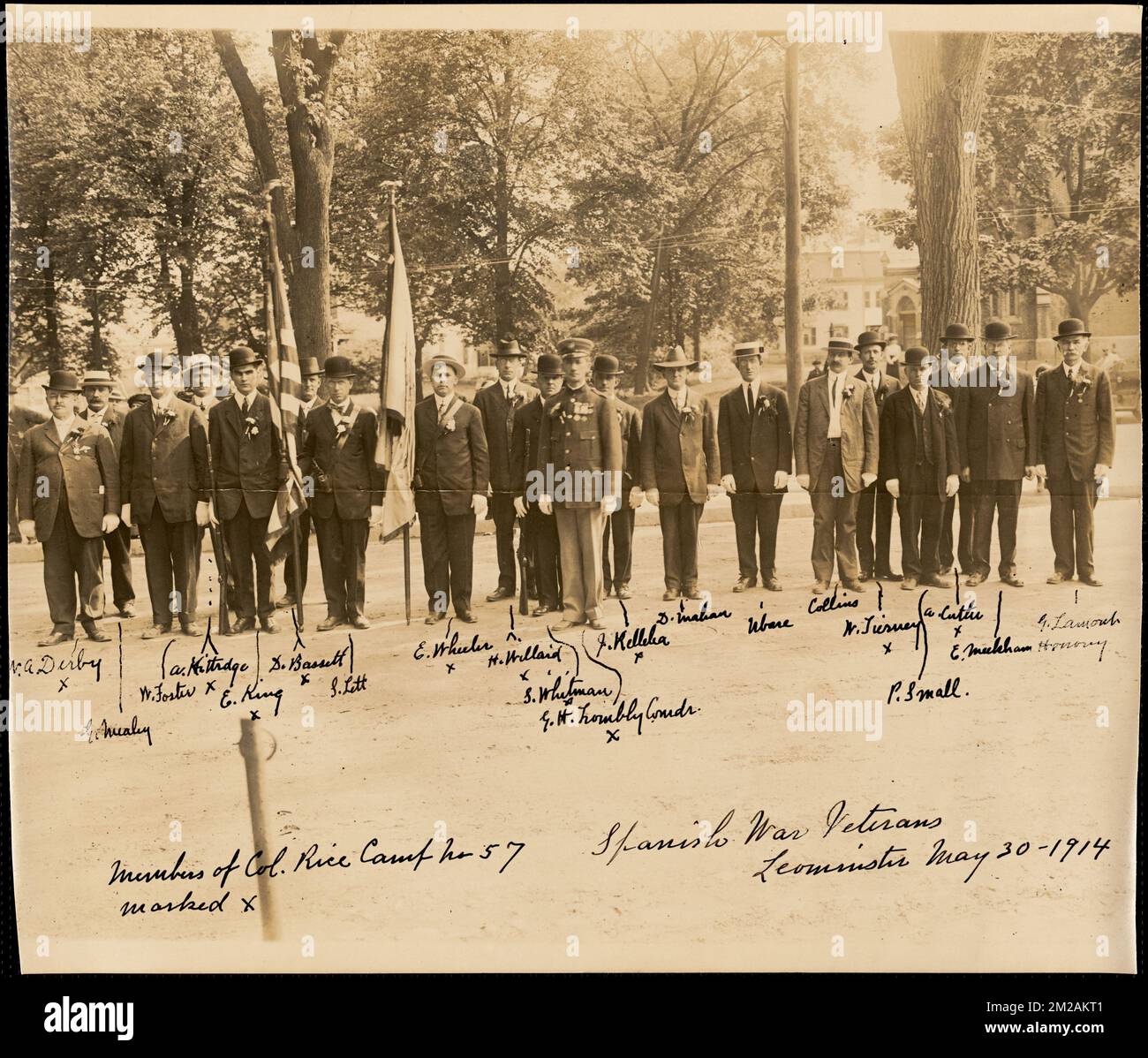 Col. Edmund Rice Camp No. 57, United Spanish War veterans , Veterans ...