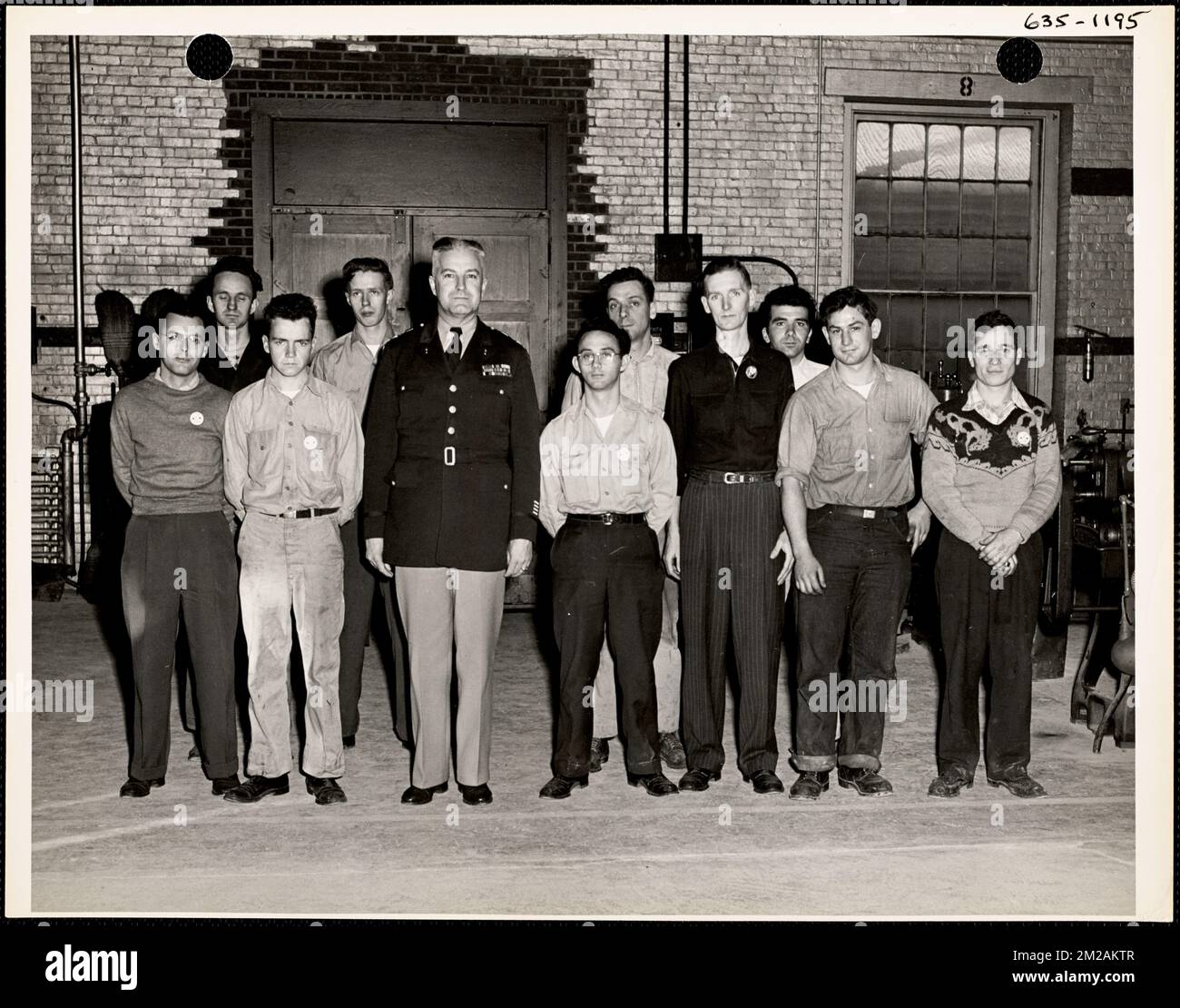 Col. Mesick and group , Ordnance industry, Armories, Military parades ...
