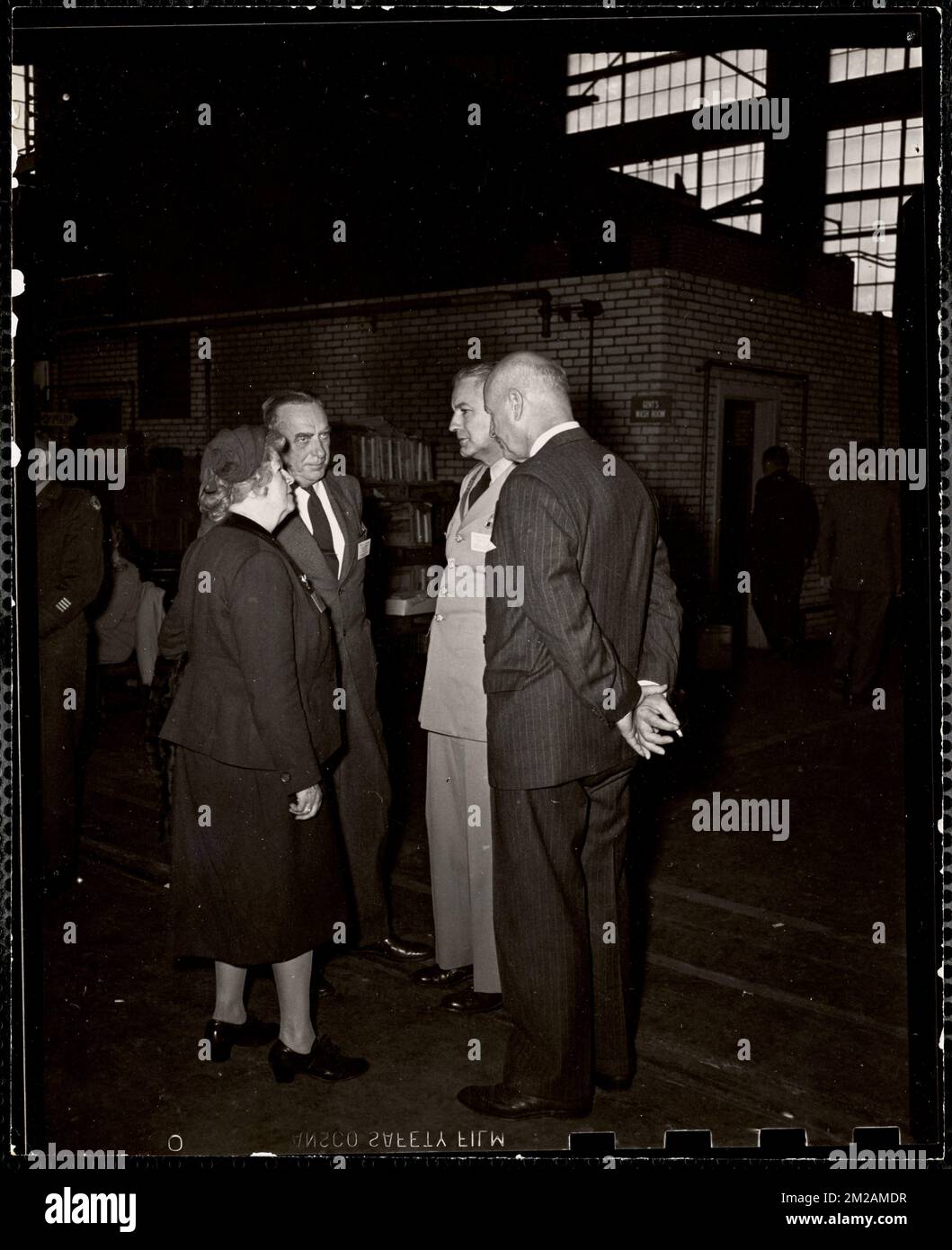 Col. Mesick, Edith Nourse Rogers with group , Rogers, Edith Nourse ...