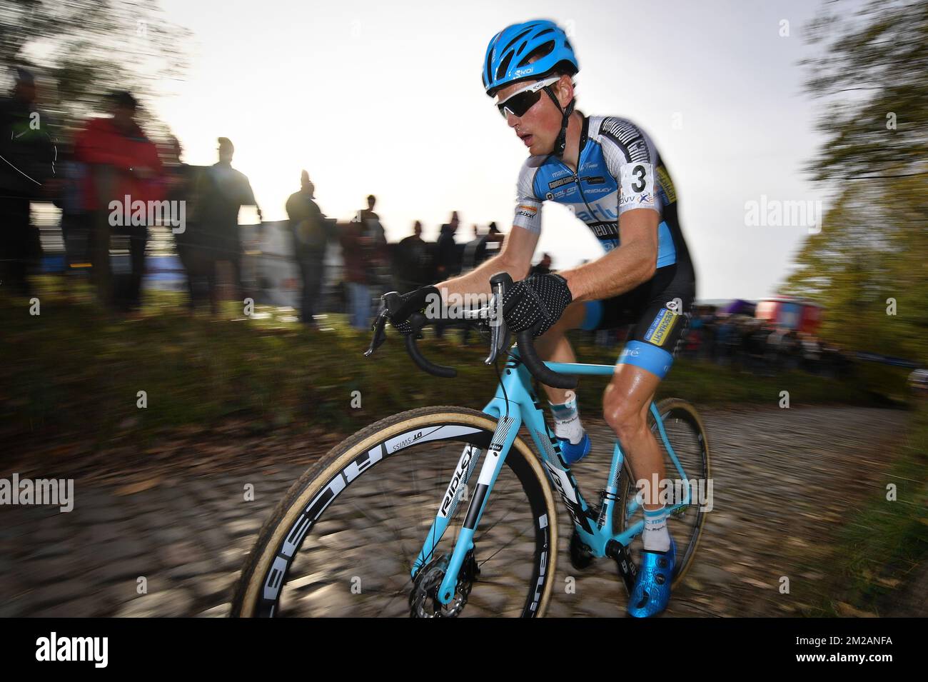 Belgian Kevin Pauwels pictured in action during the men's race during ...