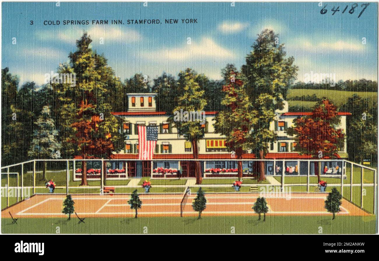 Cold Springs Farm Inn, Stamford, New York , Hotels, Tichnor Brothers ...