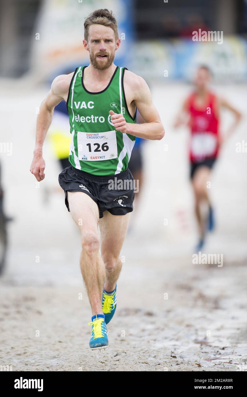 Belgian Lander Tijtgat pictured in action during the men's race at the ...