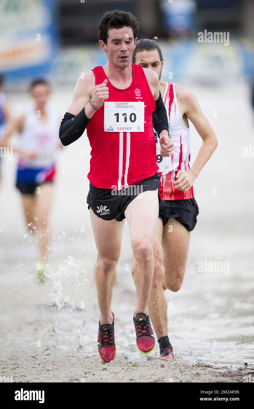 Belgian Thomas De Bock pictured in action during the men's race at the ...