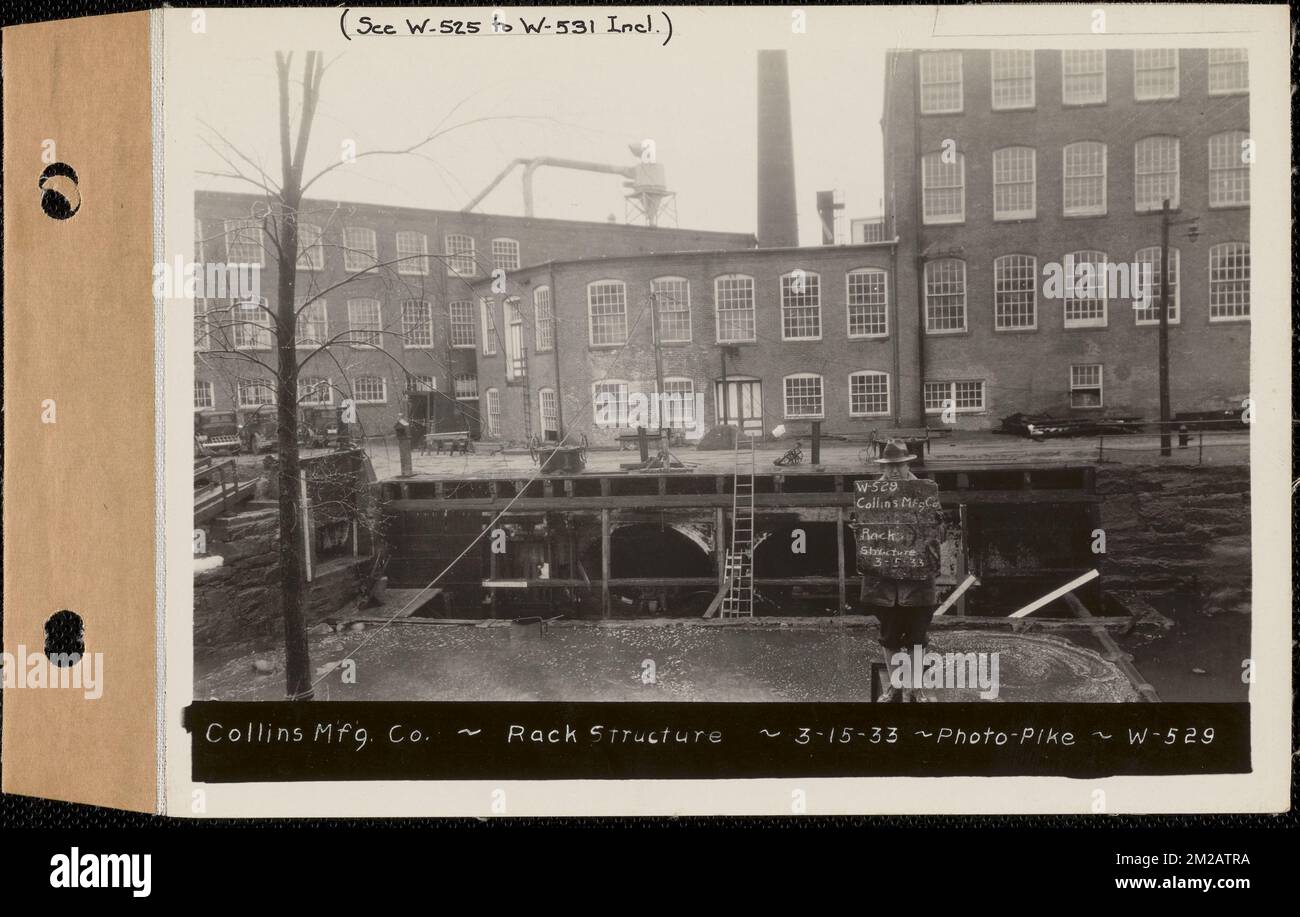 Collins Manufacturing Co., rack structure, Wilbraham, Mass., Mar. 15 ...