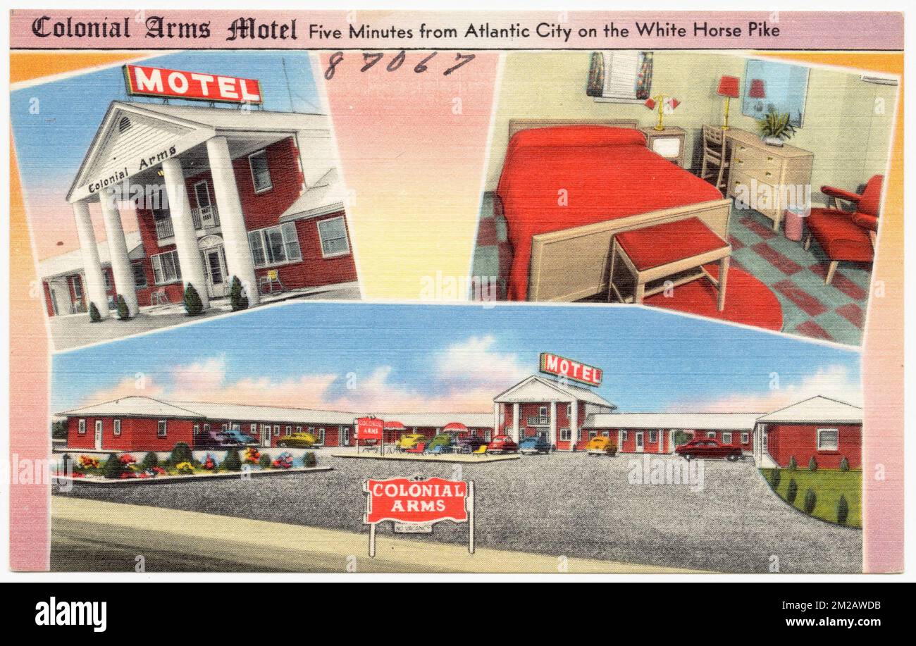 Colonial Arms Motel, five minutes from Atlantic City on the White Horse ...