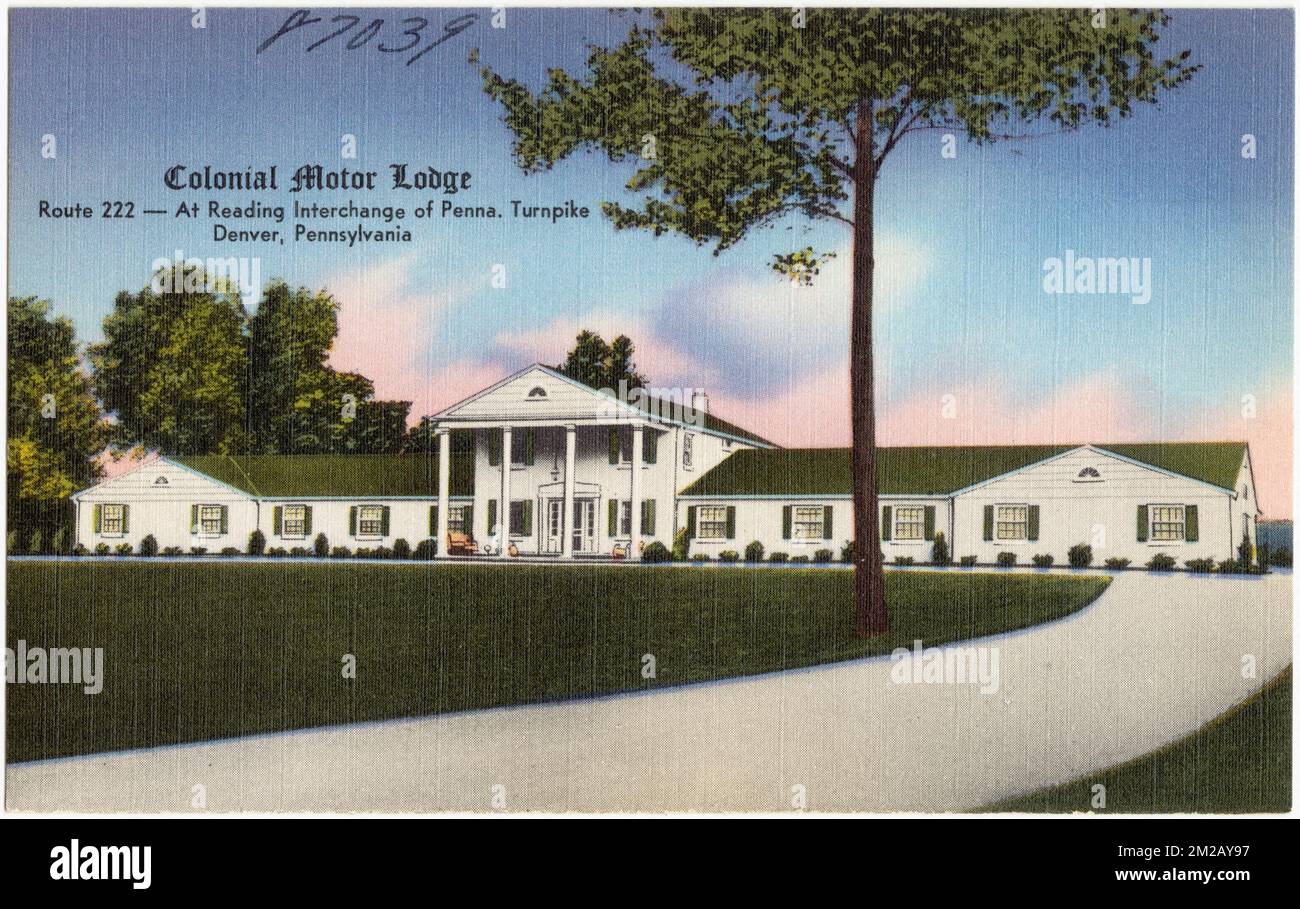 Colonial Motor Lodge, Route 222 -- at Reading Interchange of Penna ...