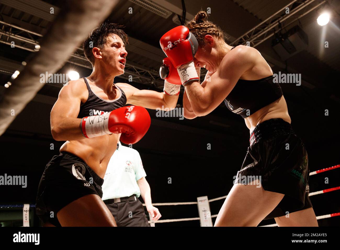 Belgian Delfine Persoon and French Myriam Dellal pictured during the ...