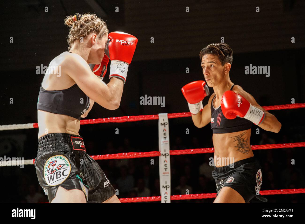 Belgian Delfine Persoon and French Myriam Dellal pictured during the ...