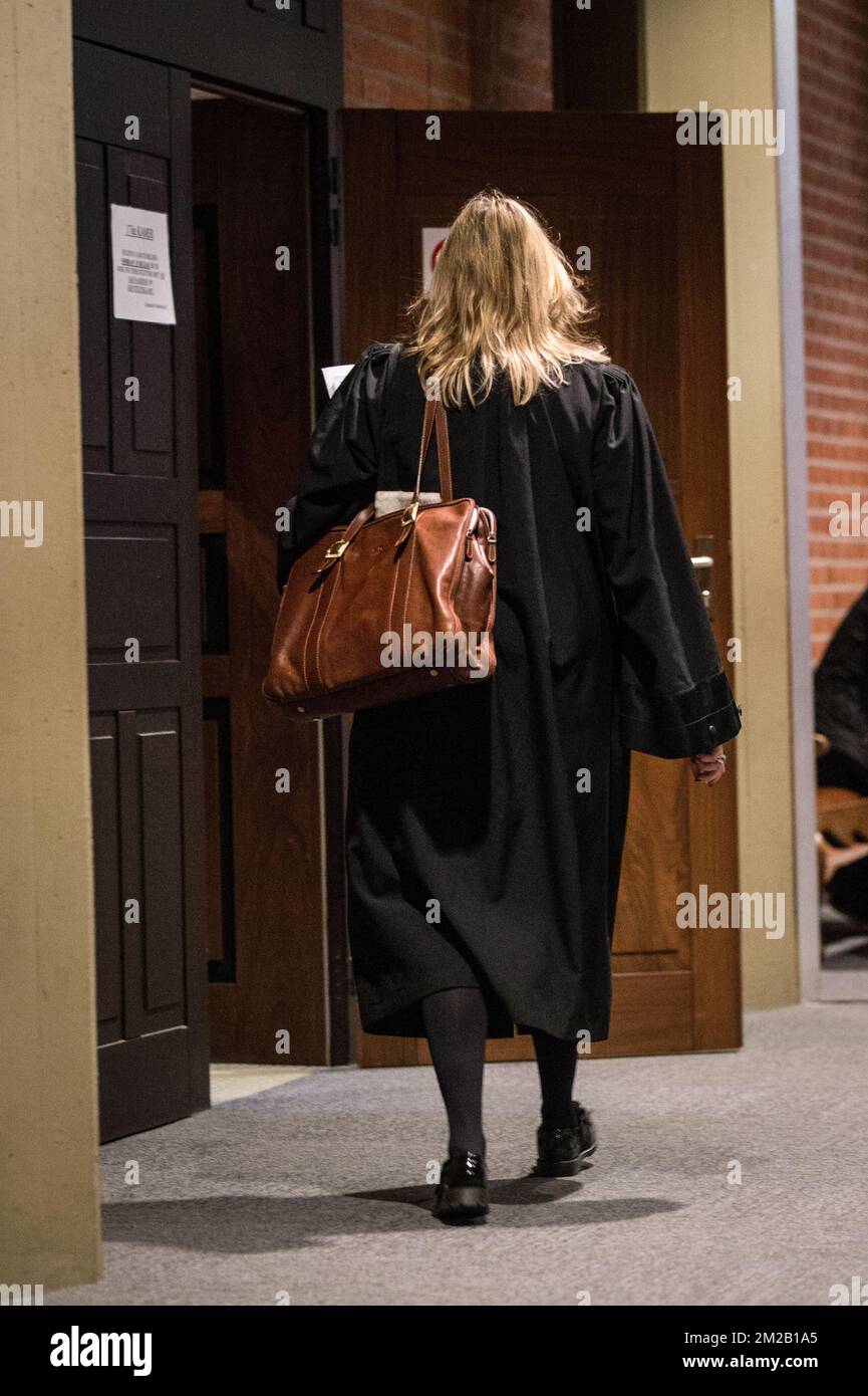 Illustration picture shows the council chamber in Brugge, where the ...