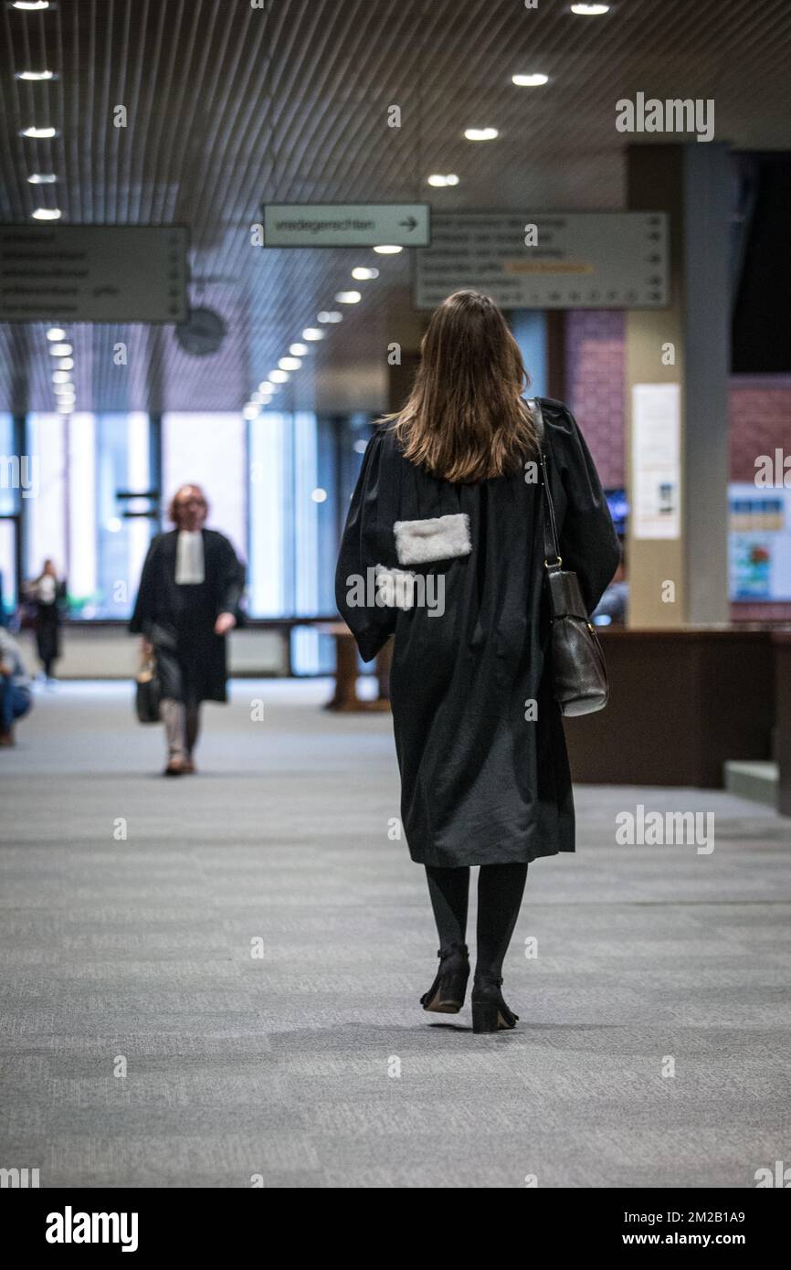 Illustration picture shows the council chamber in Brugge, where the ...