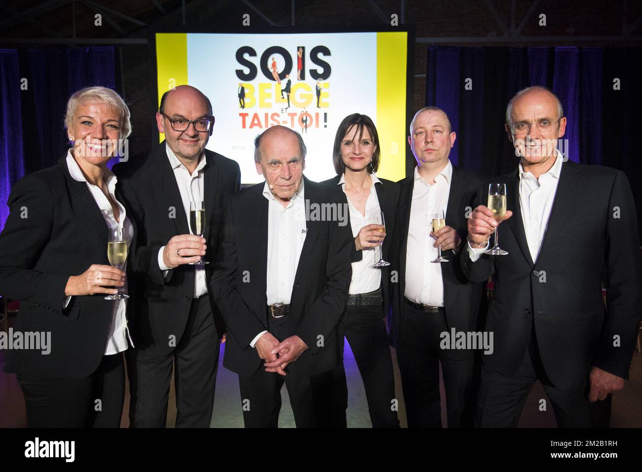 Actress Stephanie Coerten, Actor Joel Riguelle, Actor Andre Remy ...