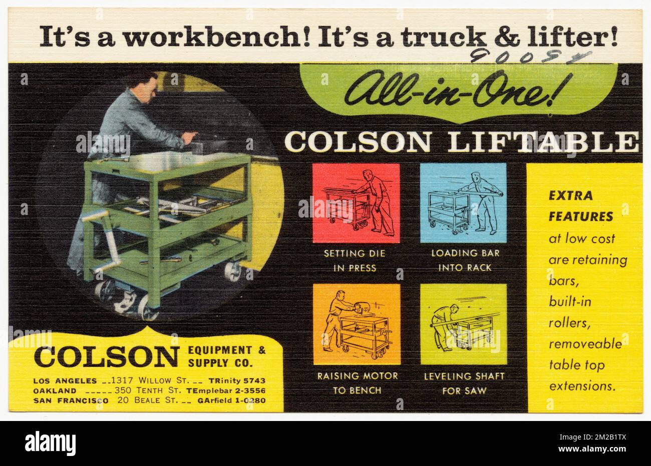 Colson Liftable, Colson Equipment & Supply Co. , Tichnor Brothers ...