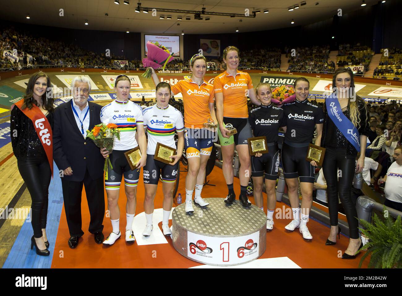 Jolien D'Hoore, Lotte Kopecky, Amy Pieters, Kirsten Wild, Marit ...