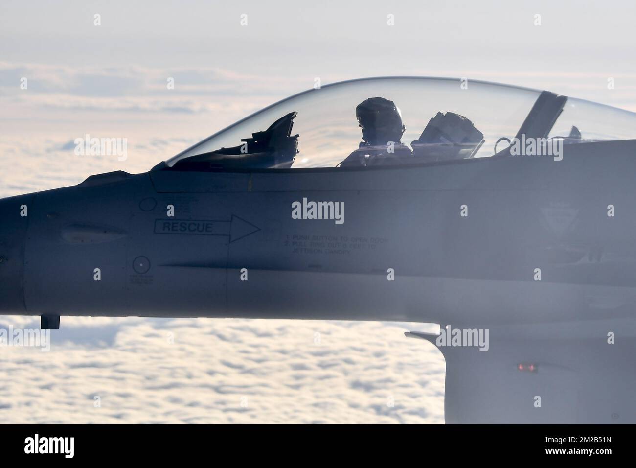 Illustration picture shows a Belgian F16 fighter plane on an ...