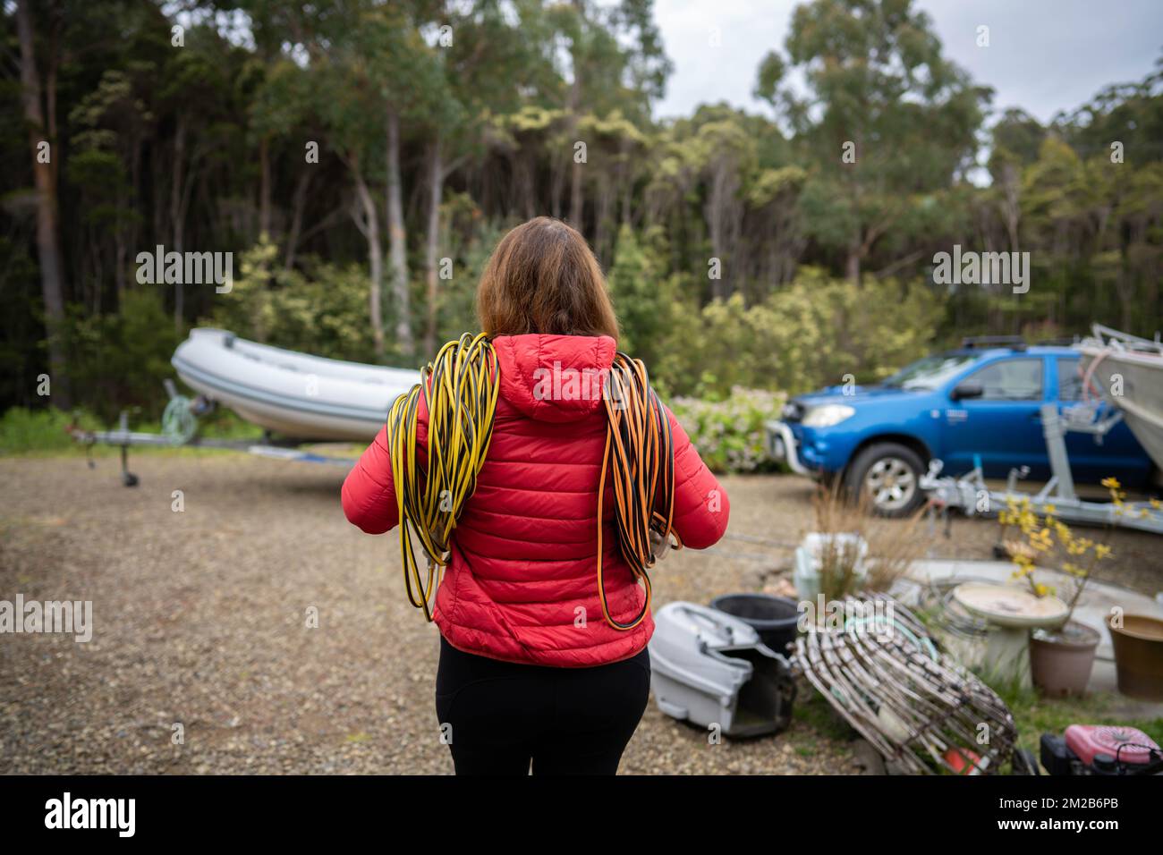 Tradie girl hi-res stock photography and images - Alamy