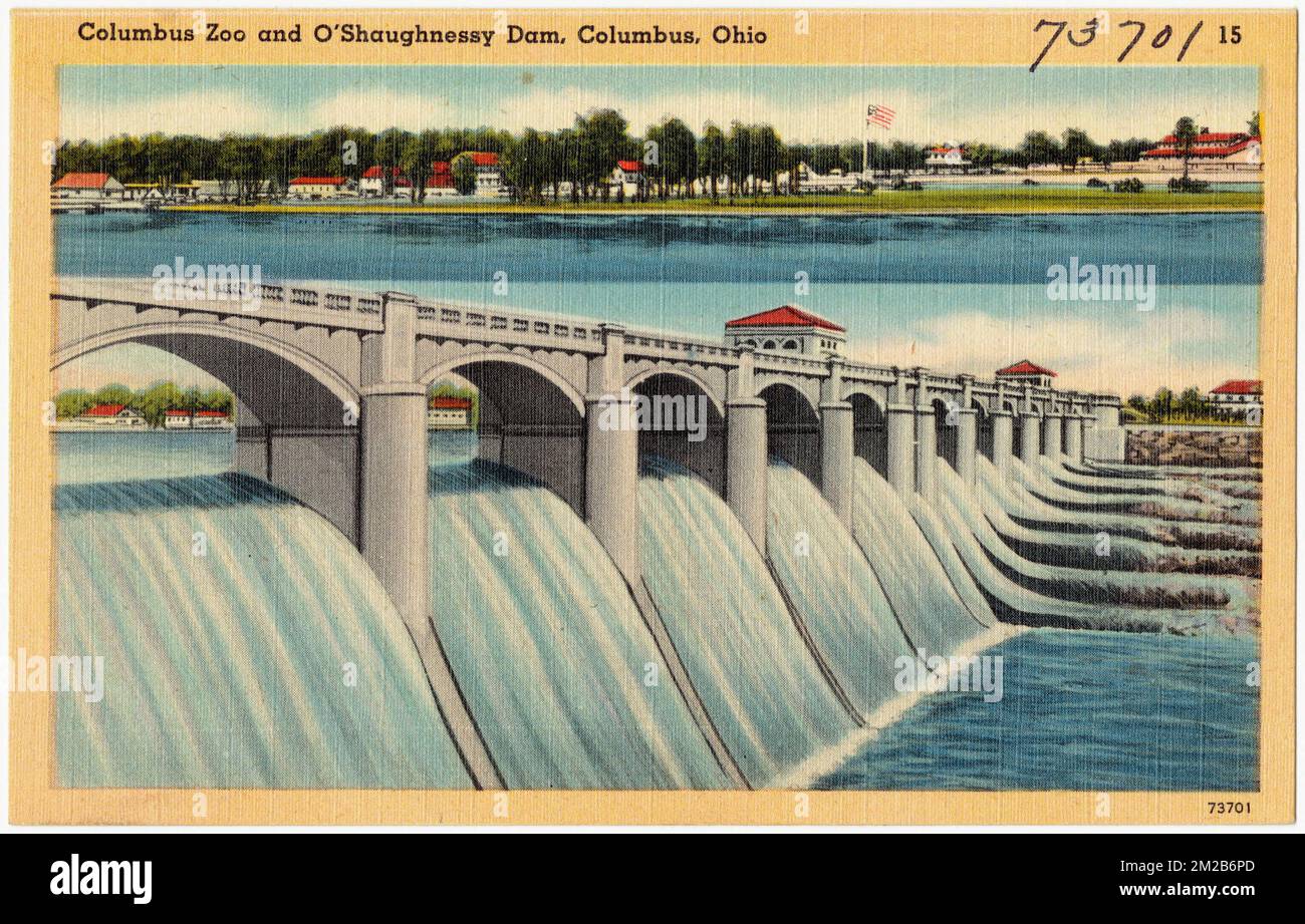 Columbus Zoo and O'Shaughnessy Dam, Columbus, Ohio , Dams, Tichnor ...