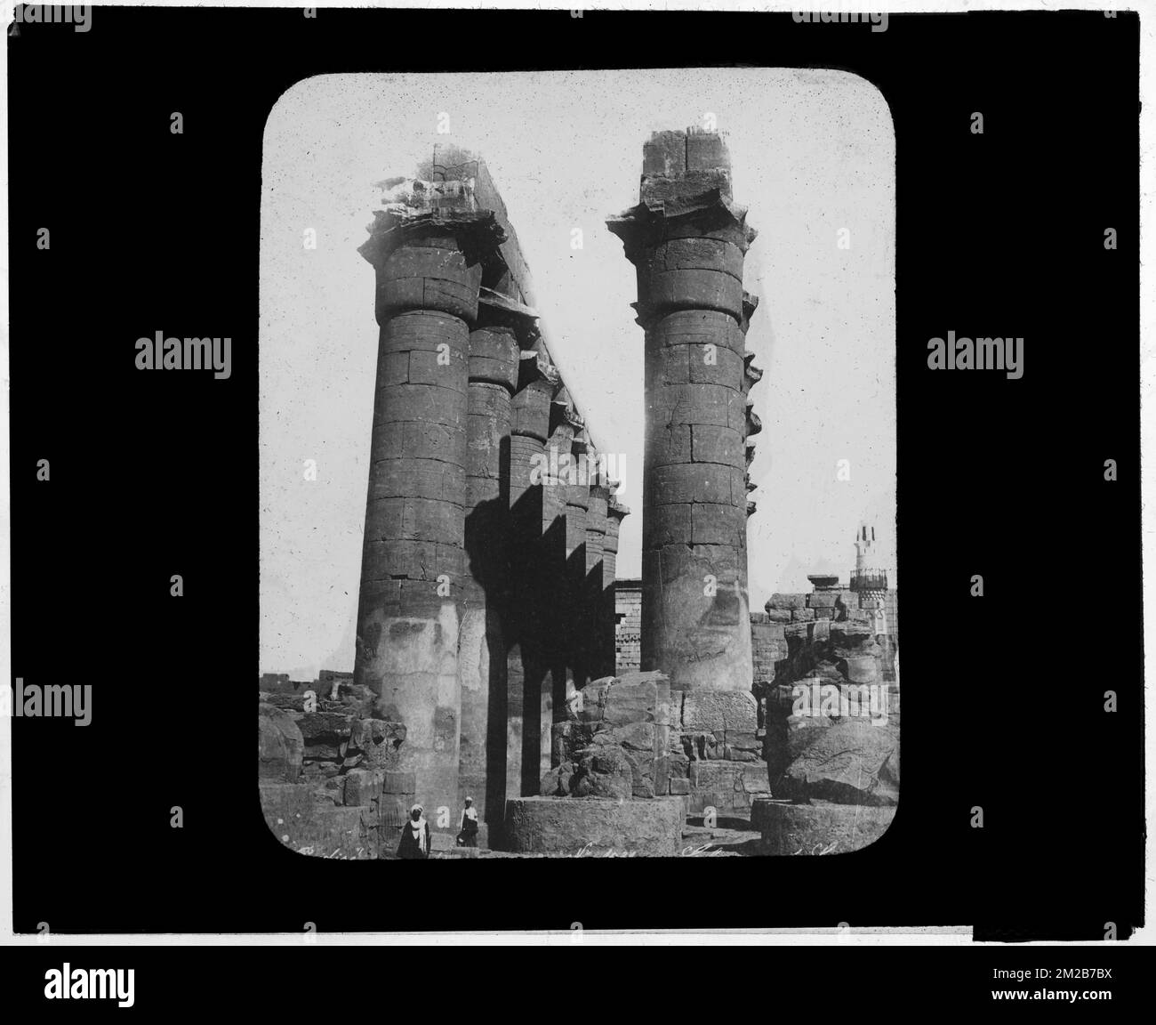 Columns, possibly Great Hypostyle Hall in Thebes , Archaeological sites ...
