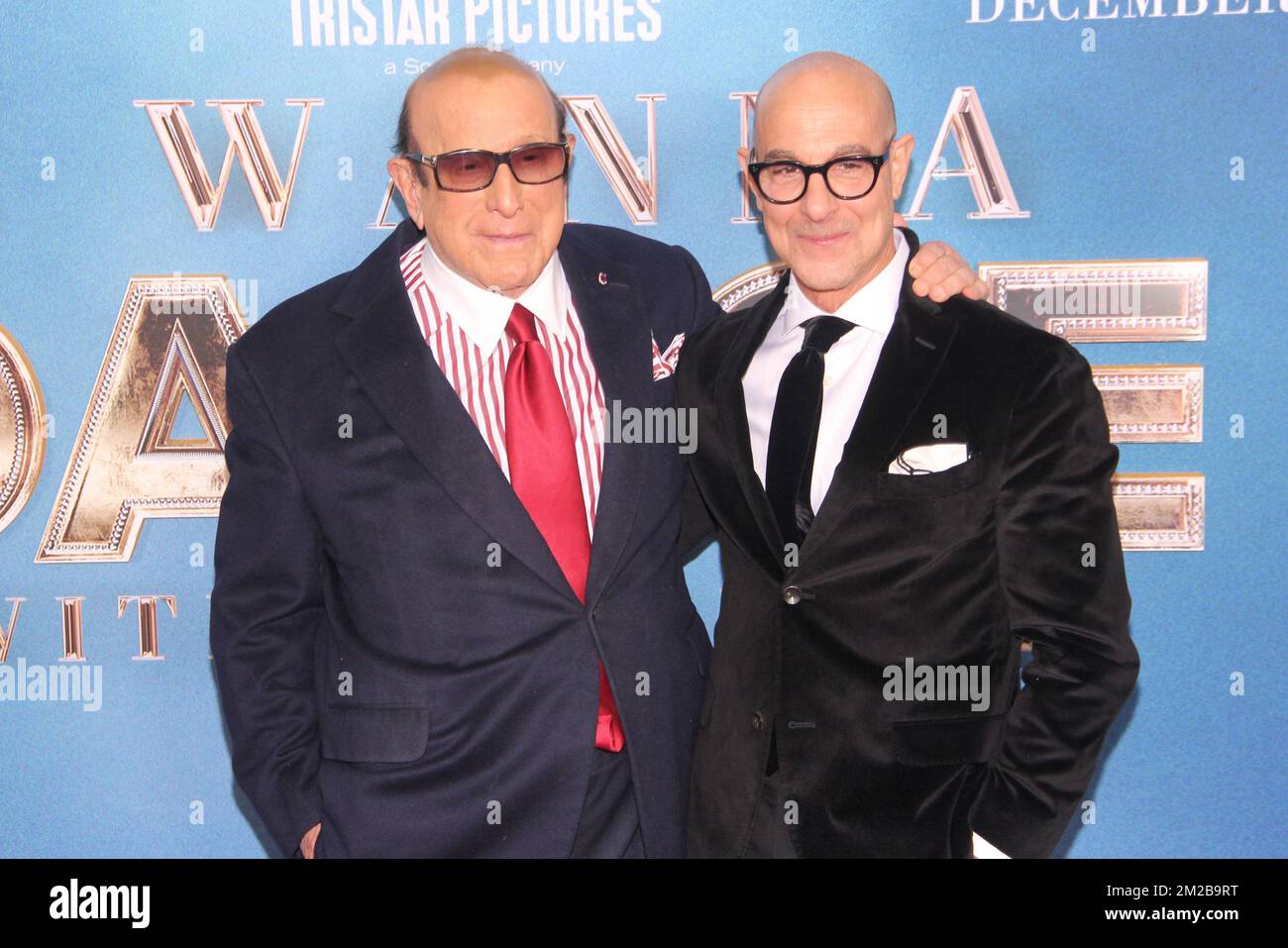 New York, NY, USA. 13th Dec, 2022. Clive Davis and Stanley Tucci at the ...