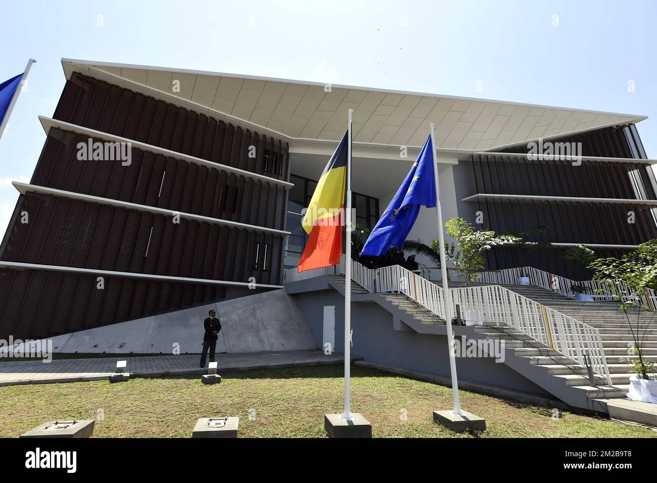 Illustration shows the new building at the inauguration of the Belgian ...