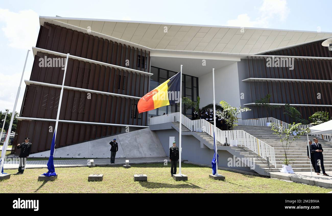 Illustration picture shows the inauguration of the Belgian embassy in ...