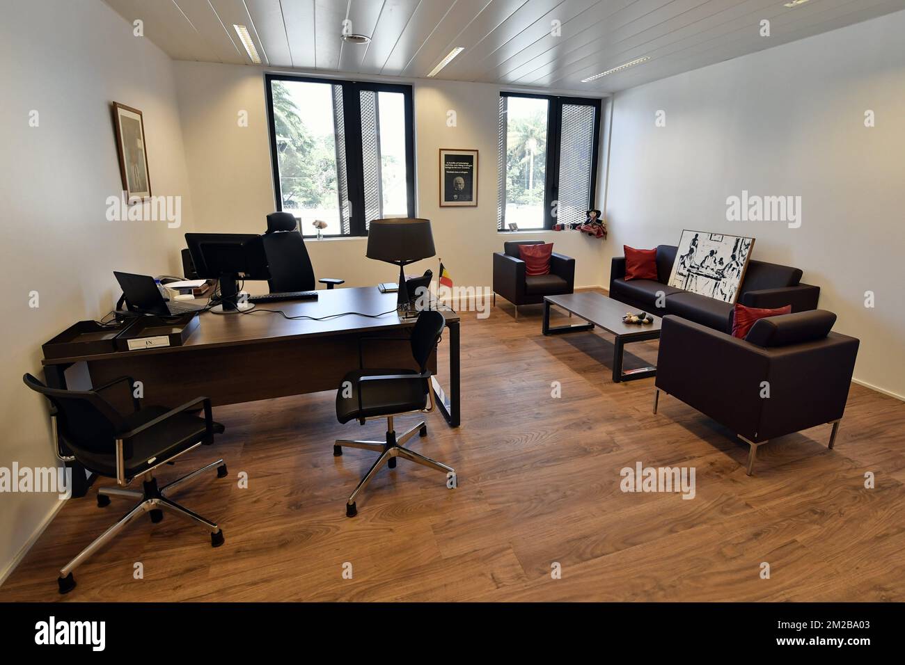 Illustration picture shows the inauguration of the Belgian embassy in ...