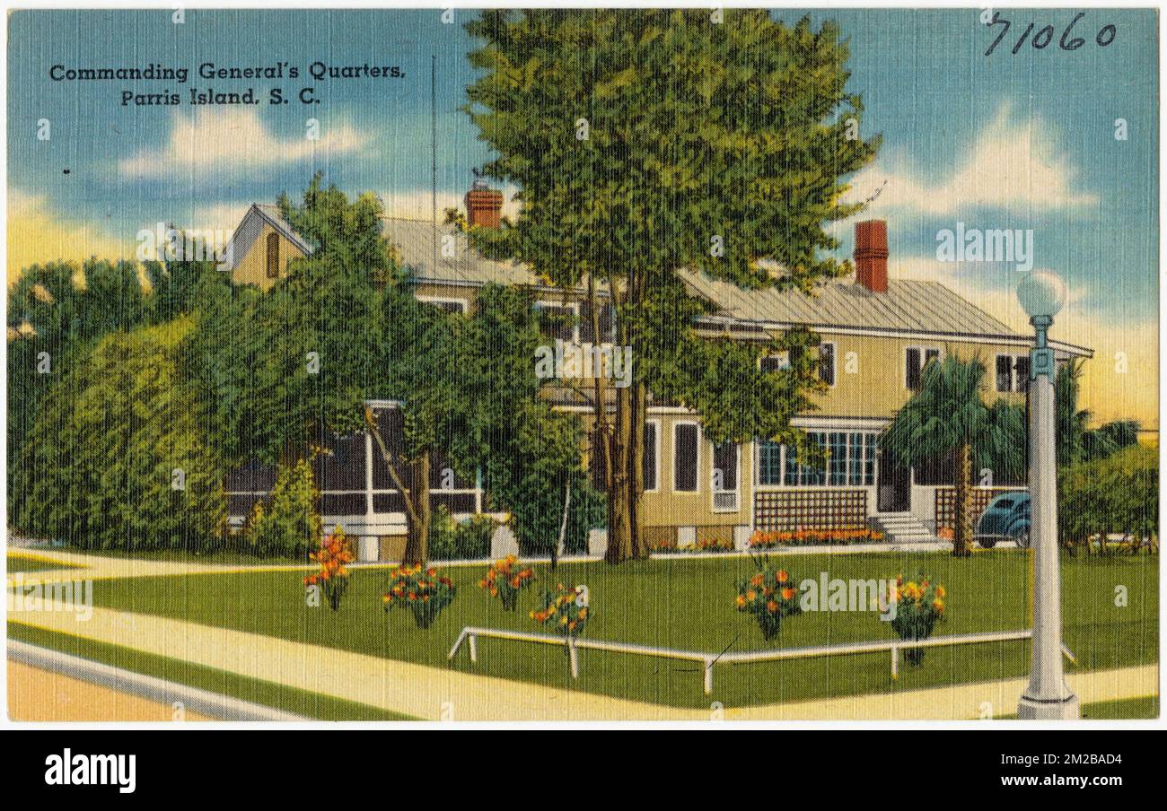 Commanding General's Quarters, Parris Island, S. C. , Military ...