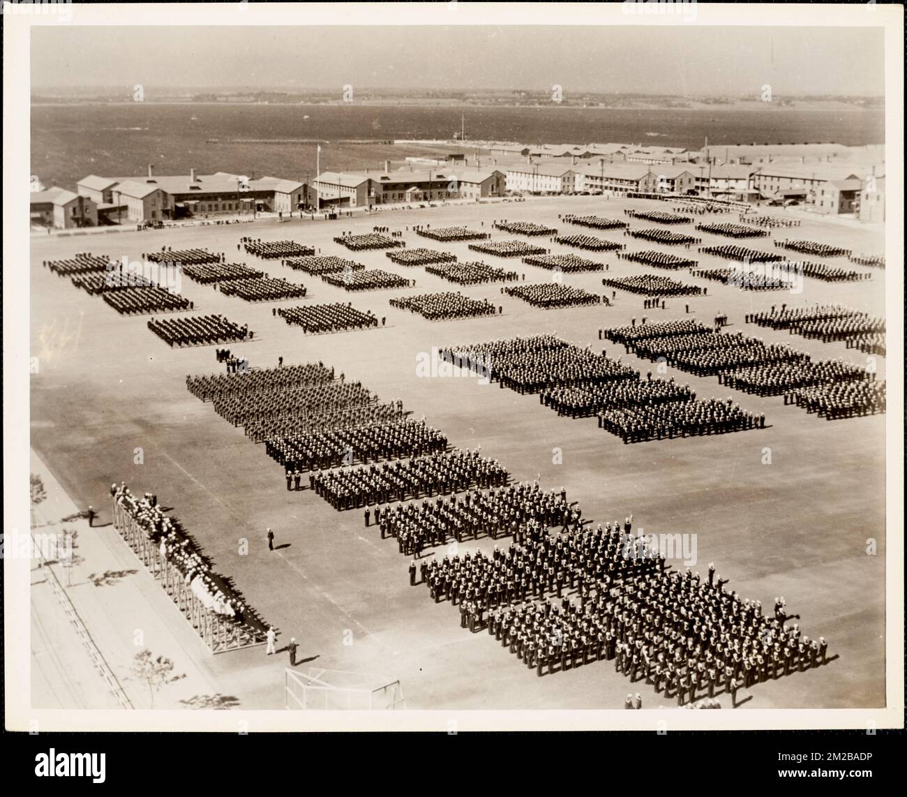 Commanding Officer's Saturday Inspection on Kidd Field-Coddington Pt ...