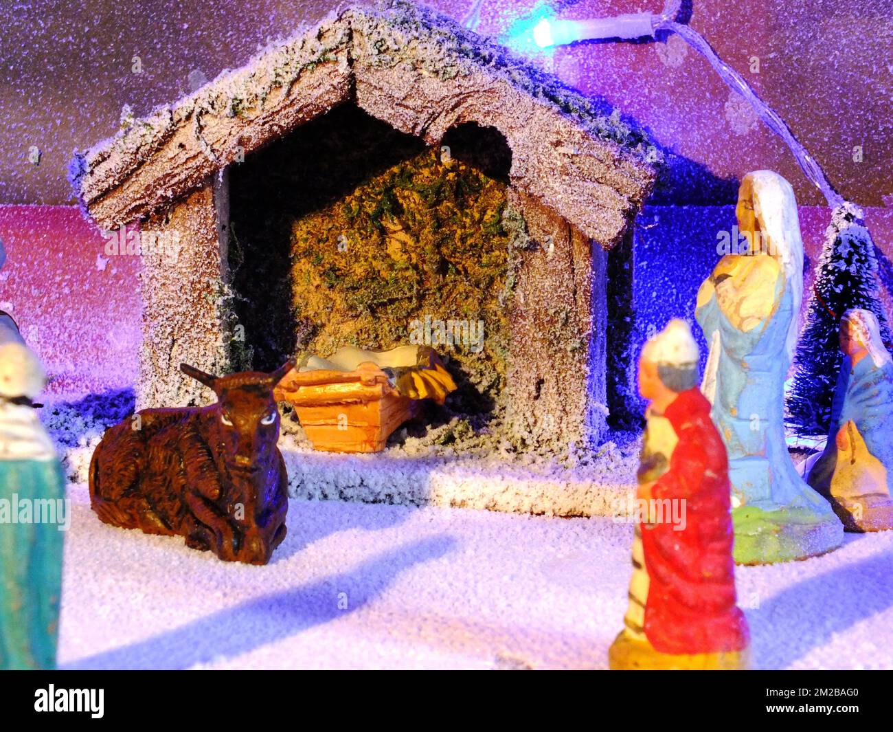 Christmas crib | Crèche de noel 29/11/2017 Stock Photo - Alamy