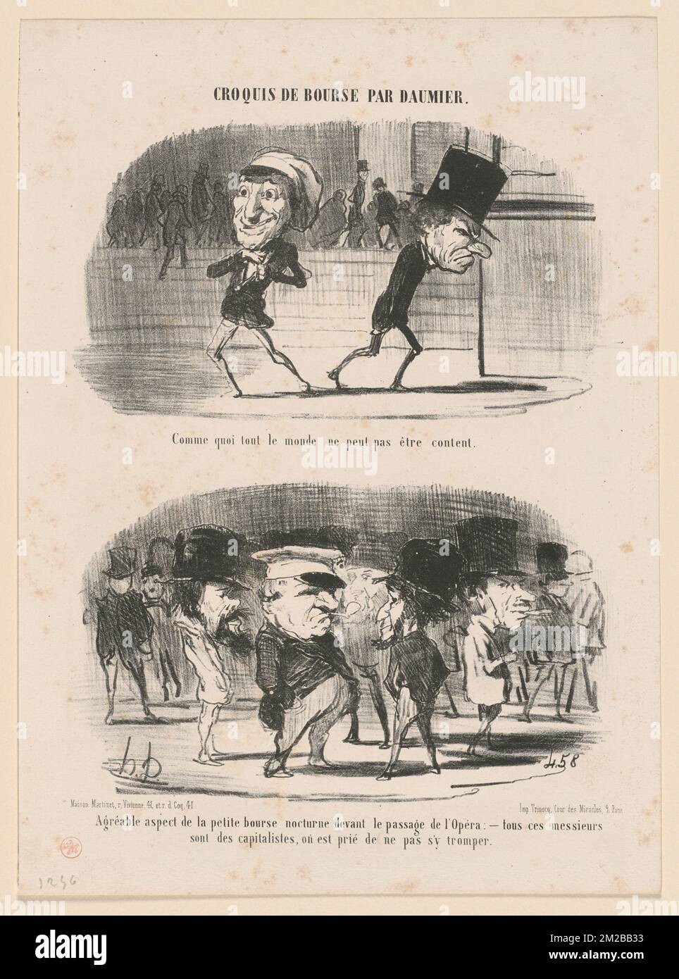 Comme quoi tout le monde ne peut.... Honoré Daumier (1808-1879 ...