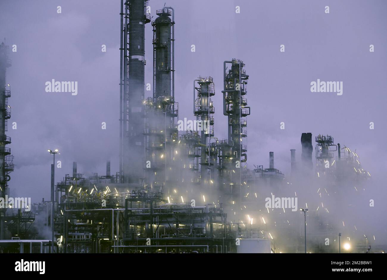 Illustration picture shows a ceremony to open the modernized Total ...